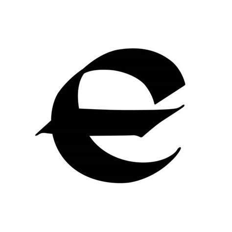 Fancy Lowercase E
