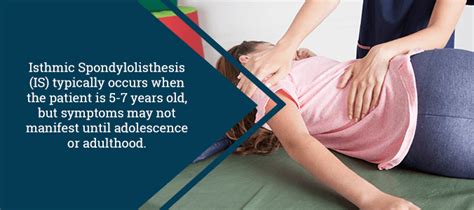 Spotting The Signs Of Isthmic Spondylolisthesis Jlmd