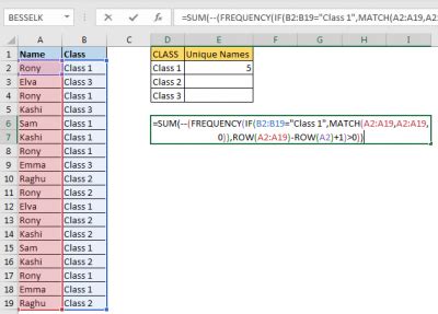 How To Count Unique Values In Excel With Criteria