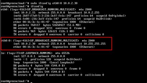 Linux Ifconfig Command With Examples Greencloud Documentation