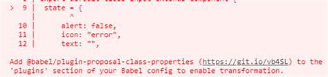 Javascript Babelplugin Proposal Class Properties Doesnt Work