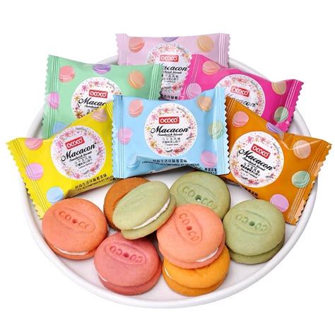 Jual Coco Macaron Sandwich Biscuit Mini Shopee Indonesia