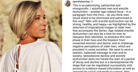 A Woman Replaced Menopause With Erectile Disfunction In This