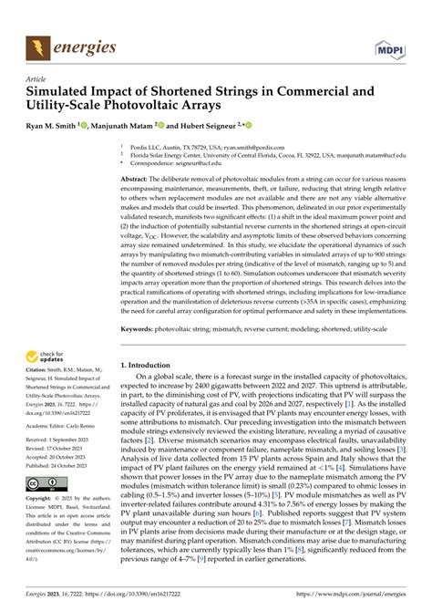 pdf simulated impact of shortened strings in commercial and utility