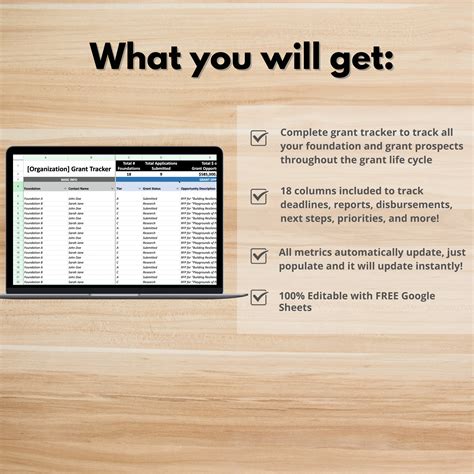 Grant Tracker Template — Nonprofit Life