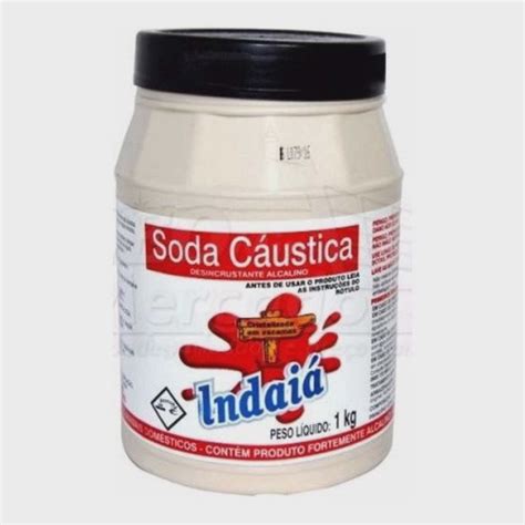 Soda Caustica Escamas Hidróxido De Sódio 1 Kilo Indaiá Submarino