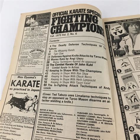 Karate Special Fighting Champions Fall 1975
