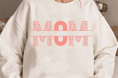 Split Leopard Mom Mum Png Sublimation Graphic By Evolution Graphics · Creative Fabrica