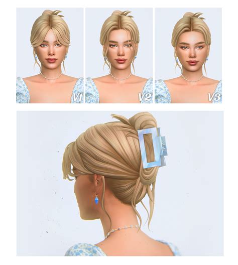 Andrine Hairstyle By Simstrouble Artofit