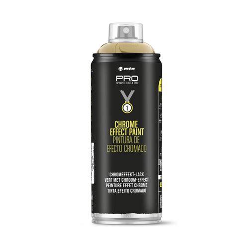 Tinta Spray Cromada Dourado 400ml Pro Mtn Madeiramadeira