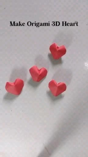 Hermosos Corazones De Origami1 Tutorial De Origami Ideias Para