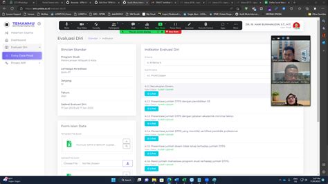 Simulasi Proses Ami Pada Sistem Informasi Penjaminan Mutu Badan