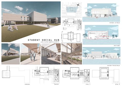 Student Hub Project Architecture Student Poster Portfolio Di