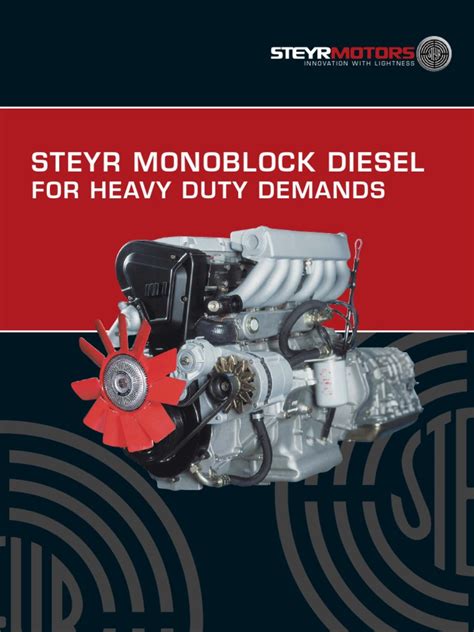 Steyr Monoblock Diesel For Heavy Duty Demands Pdf Diesel Engine