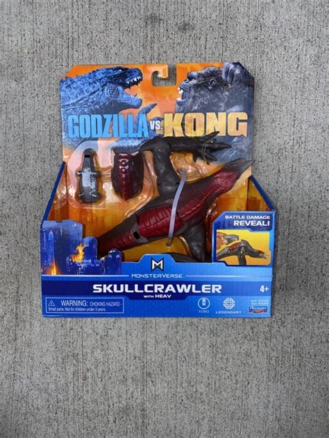 Playmates Masterverse Godzilla Vs Kong Skullcrawler With Heavy Battle