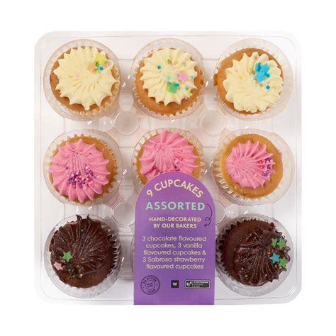 Mini Assorted Cupcakes 9 Pk Za