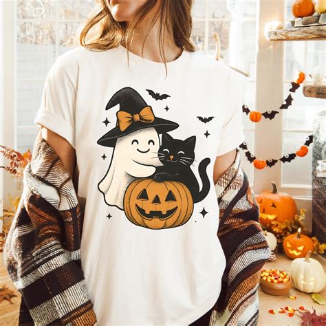 Spooky Ghost Halloween Comfort Colors® T Shirt Cute T Spooky