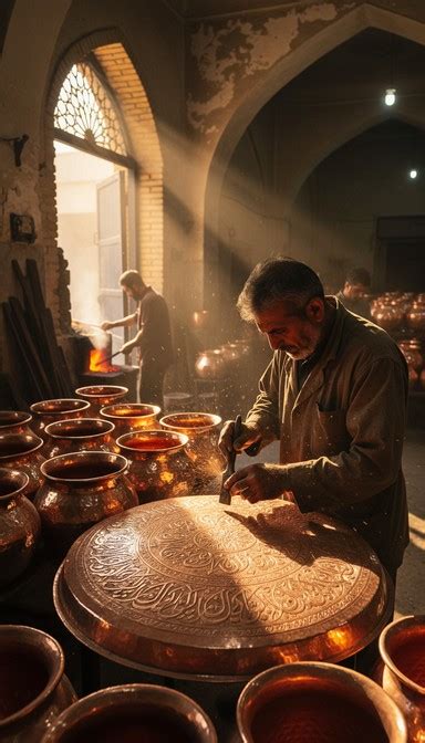 Free Traditional Copper Craftsmanship Image Craftsman Artisan