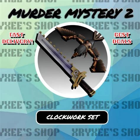 Clockwork Set Mm2 Murder Mystery 2 Game Items Gameflip