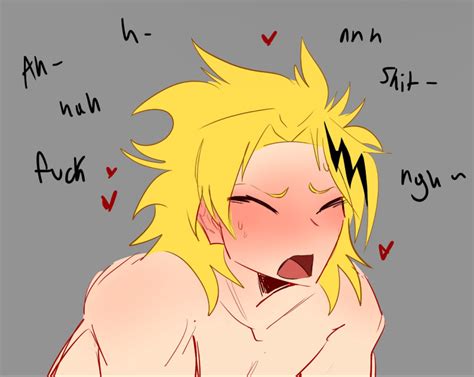 Rule 34 Blush Denki Kaminari Gay Gay Male Male Male Focus Male Only
