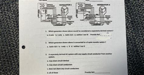 1 Which Generator Shown Above Would Be Considered A