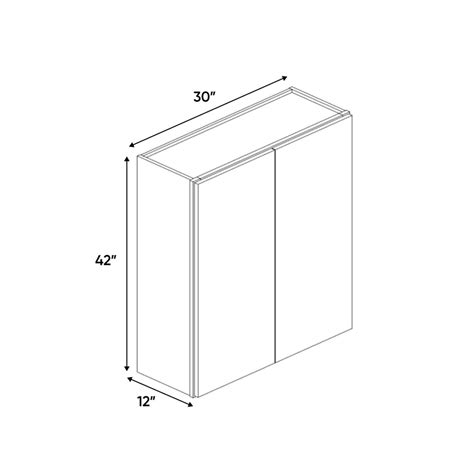 Double Door Wall Cabinets 42 H X 30 W Wall Storage Usa Buildmyplace