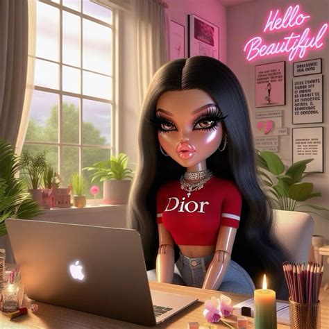 Working From Home Bratz Doll 🏠💻🌸