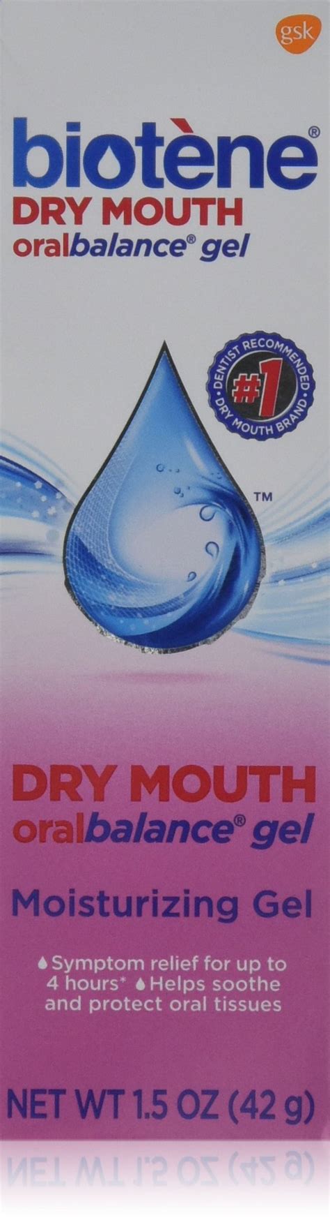 Biotene Oralbalance Dry Mouth Mmf7 Moisturizer Gel 150 Oz Pack Of 5