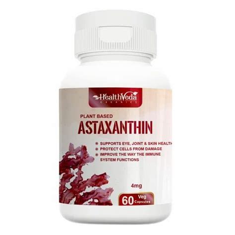 Health Veda Organics Astaxanthin Supplements For Eye Joint And Skin