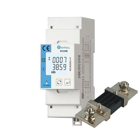 Rayfull Dc22m Single Phase Meter Dc Meter Ev Charger Kwh Measurement