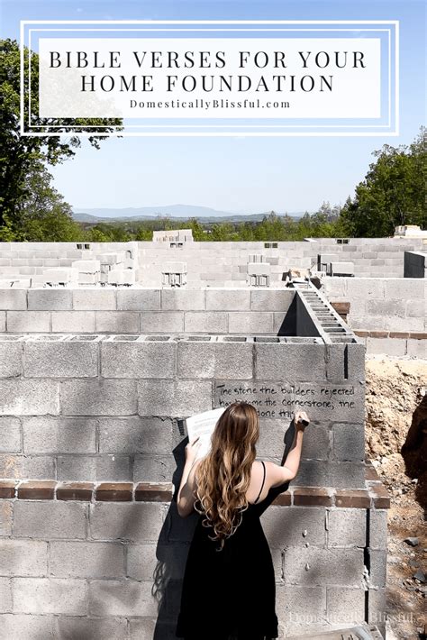 Bible Verses For Your Home Foundation Domestically Blissful