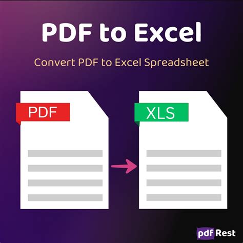 Pdfrest On Linkedin Pdftoexcel Dataconversion Exceltools Pdftools