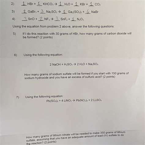 Helppppppp Unit 6 Balancing Equations And Simple Stoichiometry 606