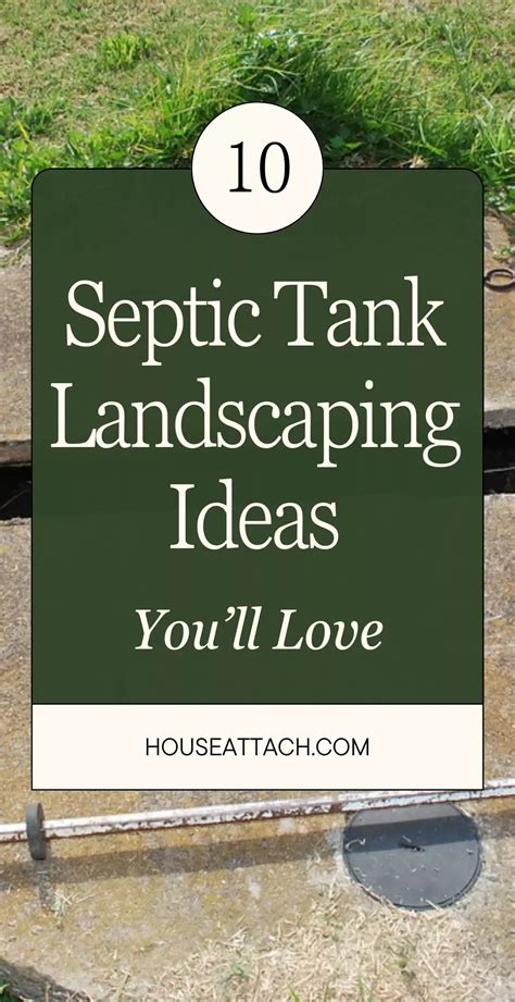 12 Creative Septic Tank Landscaping Ideas That Last Long Tanque