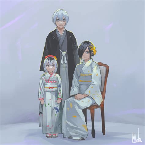 Kaneki Ken Kirishima Touka And Kaneki Ichika Tokyo Ghoul And 1 More