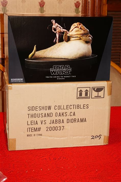 Banned By Disney Sexy Slave Leia Vs Jabba Statue 205750~ Sideshow