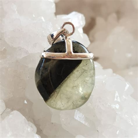Prehnite With Epidote High Quality Mb Designed Setting Mark