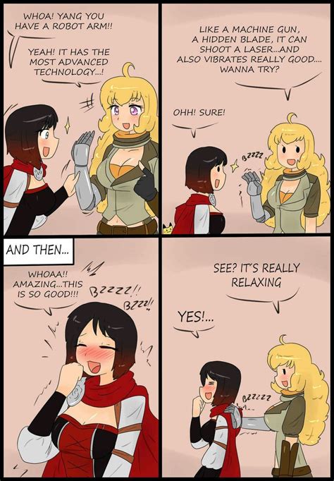 Rwby Yang New Arm Rwby Anime Rwby Funny Rwby