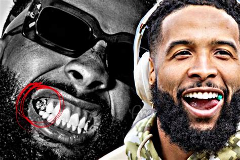 Odell Beckham Jr Spends 1 8 Million On Diamond Grills Displays Iced