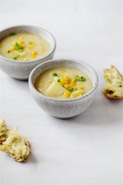 Creamy Vegan Cauliflower Corn Chowder The Full Helping