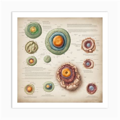 Cellular Structure Art Print By Amer Fy