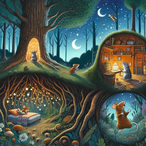 The Cozy Burrow And The Sleepy Mouse Bedtime Bites Bedtime Stories