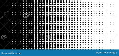 Dotted Halftone Gradient Texture Vanishing Polka Dot Background