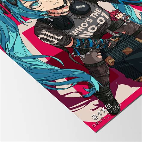 Hatsune Miku Illustration Print Nestvirgo