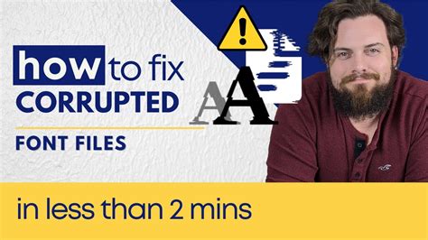 How To Fix A Corrupted Font And Convert It For Website Use Youtube