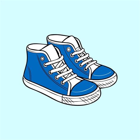 Simple Blue Shoe Icon 52978363 Vector Art At Vecteezy