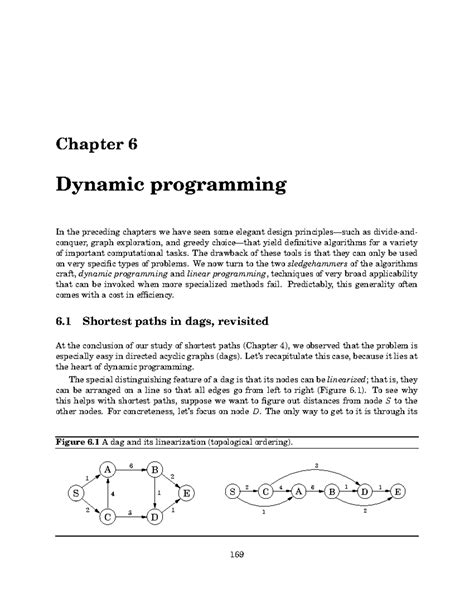 Chapter 6 Dynamic Programming Techniques And Applications Studocu
