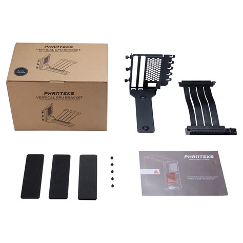 Buy Phanteks Vertical Gpu Bracket With Pcie X16 Riser Cable Ph Vgpukt4003r Pc Case Gear