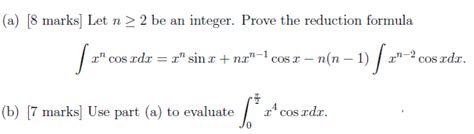 solved a [8 ﻿marks] ﻿let n≥2 be an ﻿integer prove the