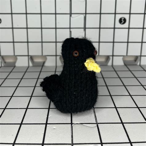 Corvin Crow And Friends Knit Bird Pattern Etsy